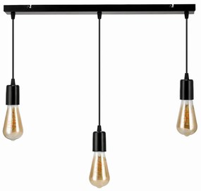 BERGE LED závěsné svítidlo 3xE27 LOFT