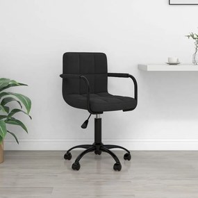 Petromila Otočná kancelářská židle černá samet