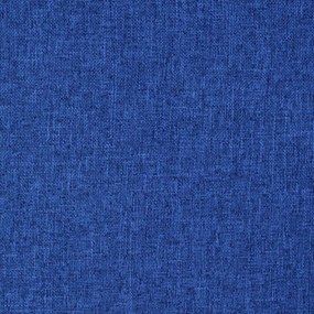 Otočná lenoška na podlahu modrá textil 336578
