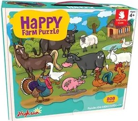 RAPPA Puzzle Farma / 208 dílků / 90 x 64 cm / od 4 let