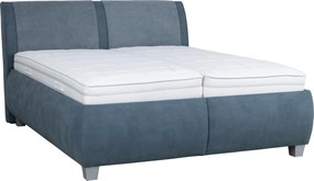 XXXLutz ČALOUNĚNÁ POSTEL, 180/200 cm, modrošedá Beldomo - Sleep - Postele s úložným prostorem - 002873002201