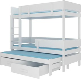 Třípatrová postel pro tři osoby ETAPO 200x90