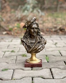Bronzová socha soška Rembrandt busta