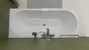 Polysan PORTAS L asymetrická vana s dvířky 170 x 75 x 60 cm levá akrylát bílá 75531
