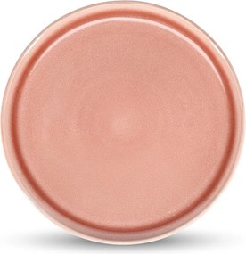 Růžový talíř z kameniny ø 27 cm Duna – ONA