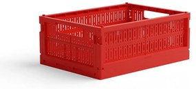 Skládací přepravka midi Made Crate  - so bright red