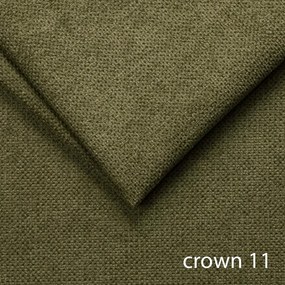 Sedací sestava ALANA BIS 3+1+1 | crown 11 olivově zelená | očalouněná záda