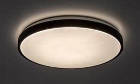 Rabalux Černé stropní LED svítidlo Samira kulaté 420mm 48W IP44 71254