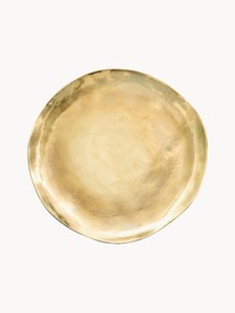 Ručně vyrobený porcelánový talíř se zlatým okrajem Gold Irregular Edge