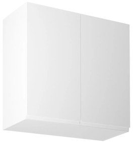 Horní kuchyňská skříňka ASPEN 80 cm; bílý lesk