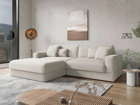 XXXLutz ROHOVÁ SEDAČKA, textil, slonovinová Sit & More - Sedací soupravy - 000144027405