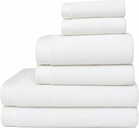 Výhodná sada ručníků a osušek MICRO COTTON, 6 ks Bílá