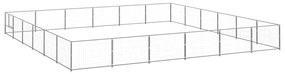 Psí kotec stříbrný 36 m² ocel