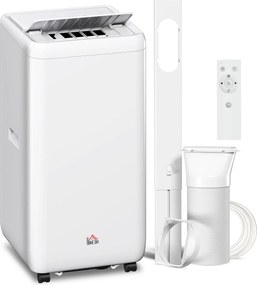 Mobilní klimatizace s odtahovou hadicí 12000 BTU 3,5 kW, 5 v 1, 24hodinový časovač, dálkové ovládání do 35㎡