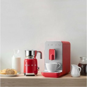 Červený elektrický šlehač mléka Retro Style – SMEG