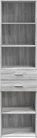 Skříň highboard šedá sonoma 50 x 42,5 x 185 cm kompozitní dřevo 3281460
