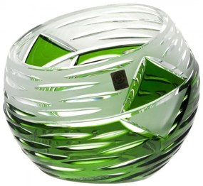 Váza  Mirage, barva zelená, výška 200 mm