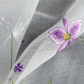 ZÁCLONA NA PÁSCE INESA 350X160 CM KVĚTY