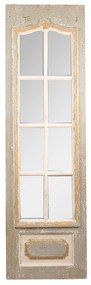 Šedozlatý antik dekorativní panel na postavení French - 50*4*172 cm