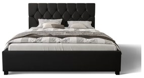 Čalouněná postel SWIFT + matrace + rošt, 140x200, sioux black