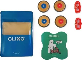 Clixo Wheels - 4 kola a 2 spojky  Magnetická stavebnice / 6ks / od 4 l
