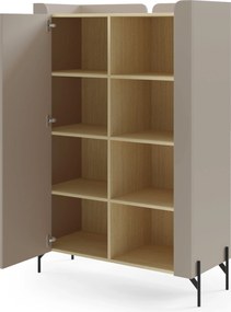 Meblar Regál/knihovna SALERNO SA3 Kombinace barev: Makadamia/ Dub Mavelie