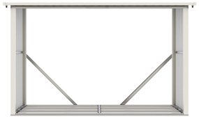 Přístřešek na dřevo G21 WOH 335 - 242 x 89 cm, šedý