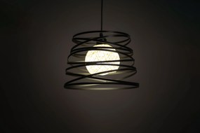 Toolight - Moderní závěsné svítidlo 1xE27 181691, černá, OSW-00109