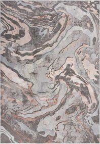 Kusový koberec Eris Marbled Blush, 120x170, ružová, obývacia izba, Flair Rugs