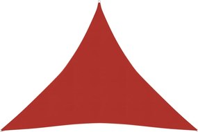 vidaXL Stínící plachta 160 g/m² 4 x 4 x 4 m HDPE [311313] Barva: Červená