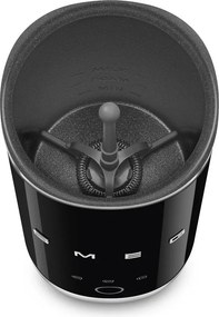 Černý plastový elektrický šlehač mléka 120 ml – SMEG