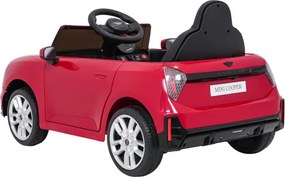 Elektrické autíčko Mini Cooper červené