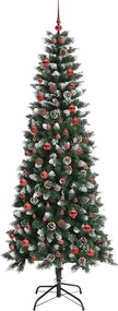 Umělý vánoční stromeček Zelená 210 cm PVC, plast a ocel 3395832
