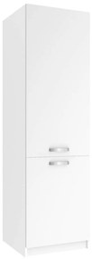 Vysoká kuchyňská skříňka Belini na vestavnou lednici 60 cm bílý mat
 TOR SSL60/1/WT/WT/0/U