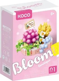 KOCO Stavebnice mini Blessings of Succulents č.1 / 249 dílků