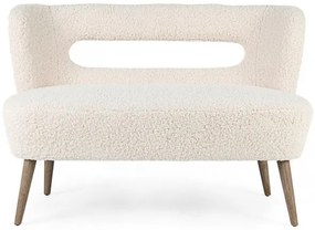 BIZZOTTO Bílá pohovka CORTINA 115 cm 0748148