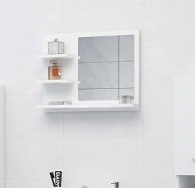vidaXL Koupelnové zrcadlo 60 x 10,5 x 45 cm dřevotříska [815661] Barva: šedá sonoma