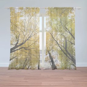 Sablio Záclony Koruny stromů: 2ks 150x250cm