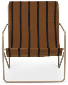Desert Lounge Chair stripe cashmere Ferm Living