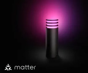 Philips Hue Lucca A60 WCA antracit / Venkovní svítidlo / Zigbee/Blueto