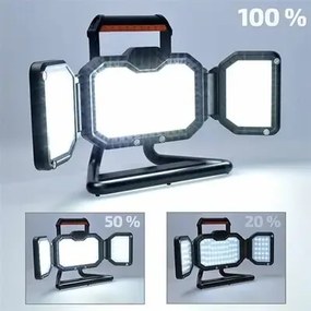 Solight WM-30W-RE LED reflektor / 30W / přenosný / nabíjecí / 3000lm