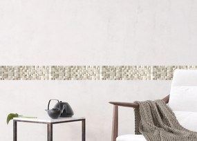 Samolepící bordura na zeď 3D Dřevěné Kostky | 5 m x 13.8 cm | DWB8234