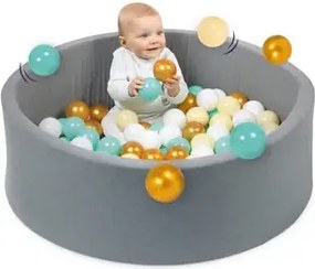 Ludi Hrací ohrádka s míčky textilní / od 6 měsíců