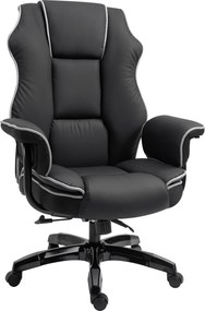 Vinsetto kancelářská židle, ergonomická kancelářská židle s funkcí sklopení, otočná funkce, výškově nastavitelná počítačová židle pro domácí kancelář,