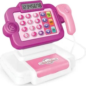 RAPPA Elektronická pokladna Mini obchod růžová / Hračka / Čtečka se zv