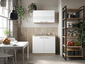 XXXLutz MINIKUCHYNĚ 100 cm Respekta - Online Only kuchyňské linky - 001899041903