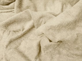 Froté prostěradlo MOLTON cappuccino 180 x 200 cm