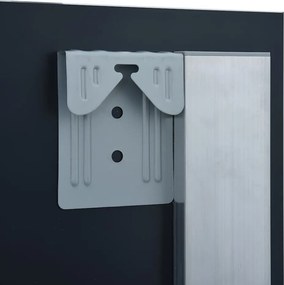 Koupelnové nástěnné zrcadlo s LED osvětlením 80 x 60 cm 144706