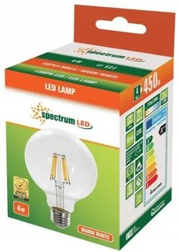 Spectrum LED LED žárovka Teplá E-27 230V 4W Ball 13763