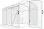 Outsunny fóliový tunelový skleník 6 m², tunelový skleník 300x200x195 cm, PE plachta 220 g/m², 50 cm prodloužené okraje, s dveřmi, bílá